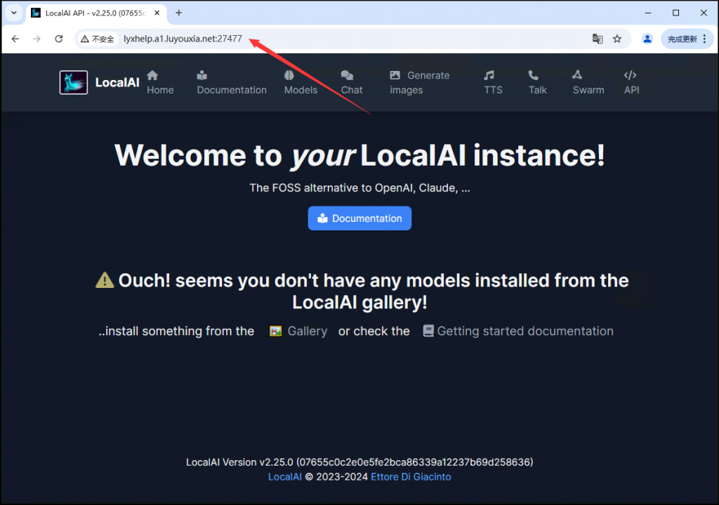 本地部署开源 AI 神器 LocalAI 并实现外部访问 - 帮助中心 - 路由侠